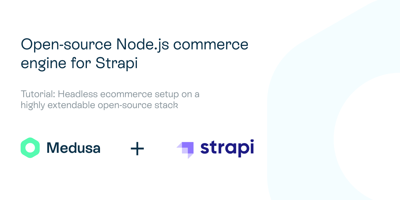 Open-source Node.js commerce engine for Strapi Open-source Node.js commerce engine for Strapi